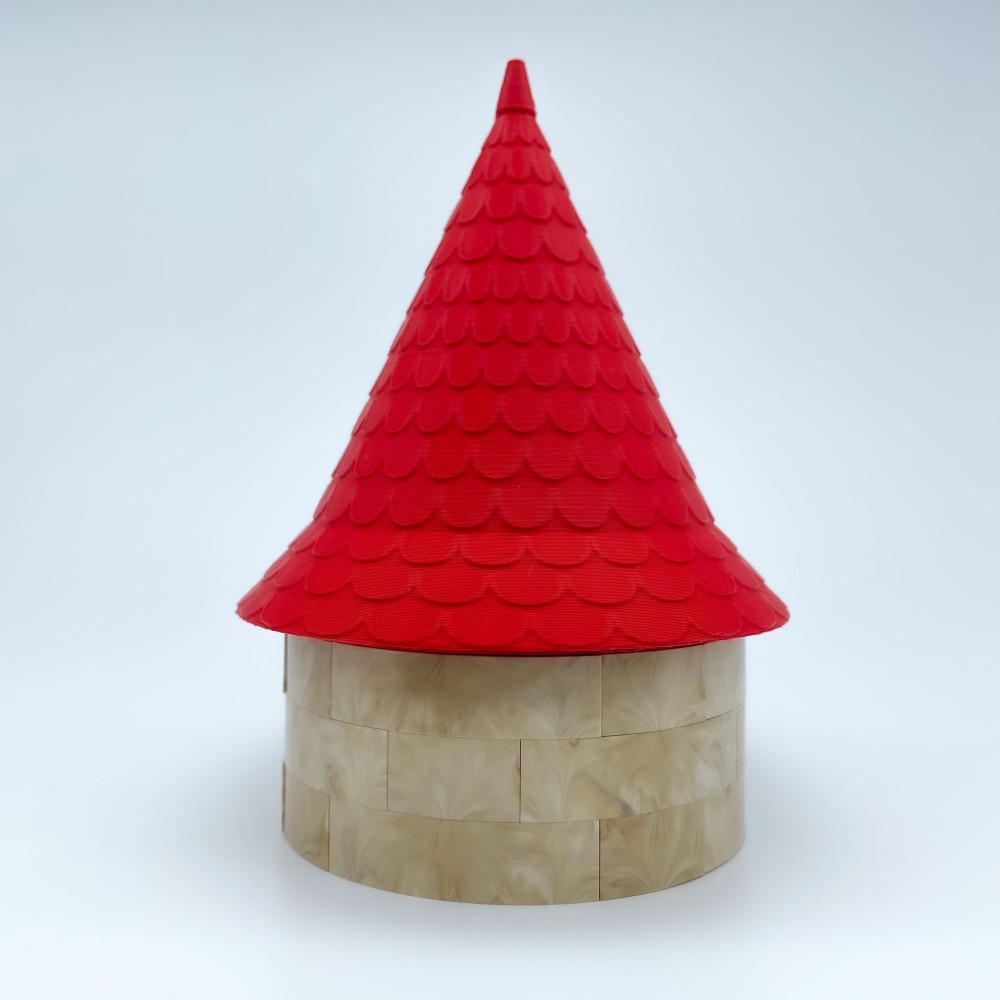 Big Almena Oval Roof Δ NG CASTILLOS Model ♥ JUGUETE Plastic Blocks