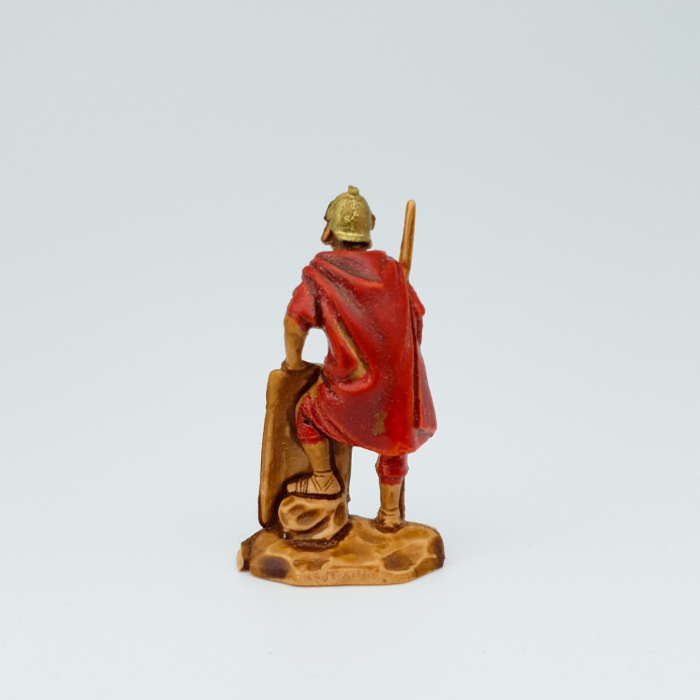 Roman Soldier Figure with Miniature Darama Shield
